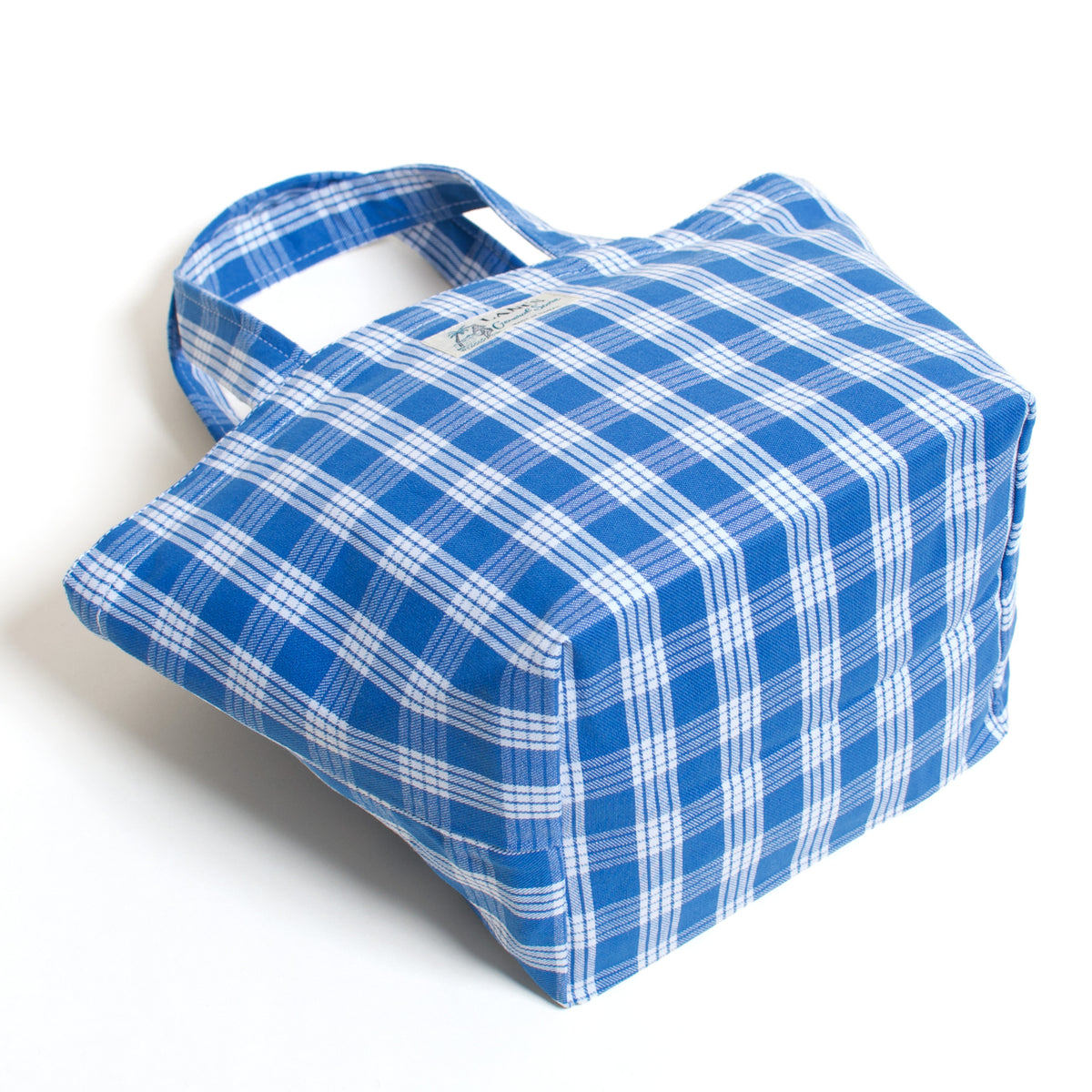 Palaka mini Tote Bag "Blue" – LANI'S General Store