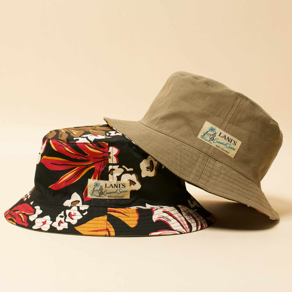 LANI'S General Store | Reversible Hat "Retro Lei x Corduroy" | Made in ...