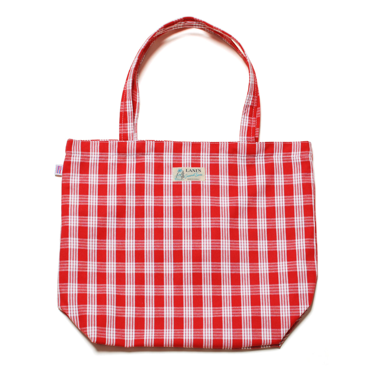 Palaka Tote Bag "Red" – LANI'S General Store
