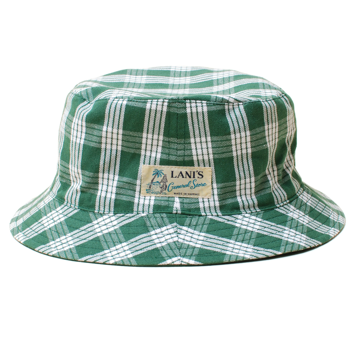 LANI'S General Store | Reversible Palaka Hat Navy | Made in Hawaii U.S.A.