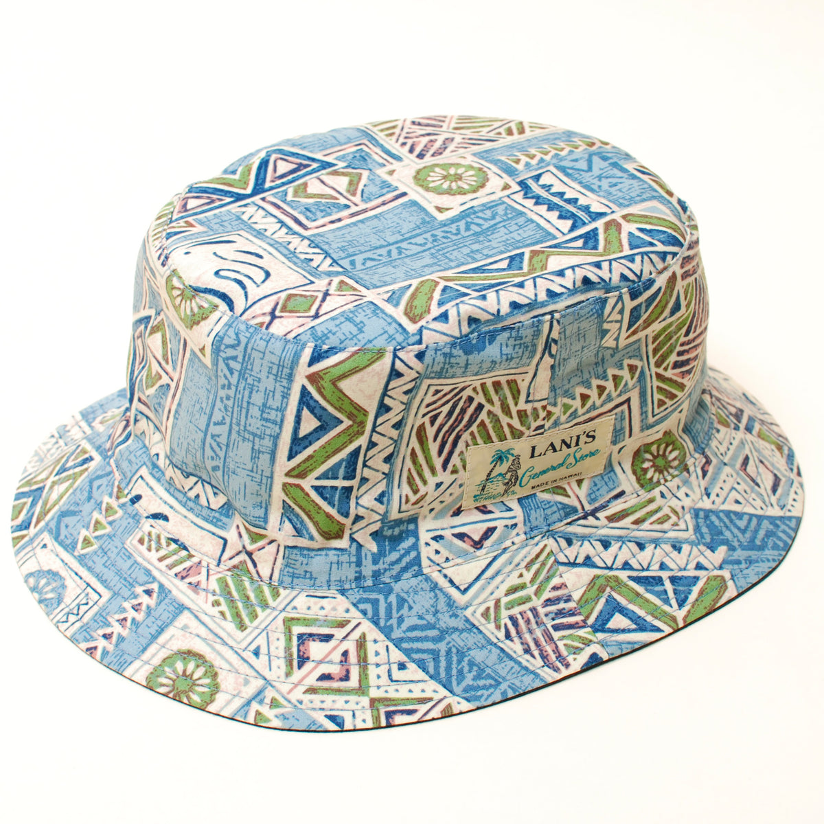 LANI'S General Store | Reversible Hat "Kapa Blue x Cotton Twill" | Made ...